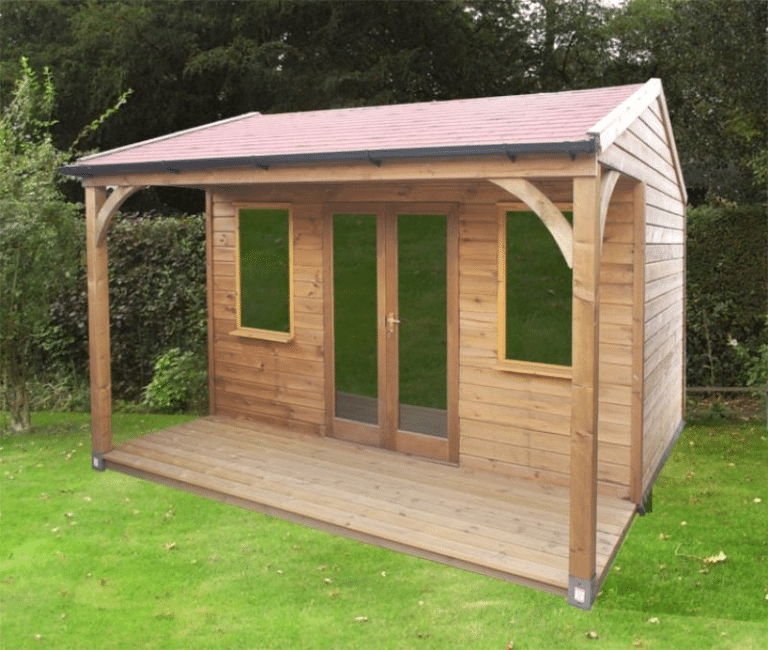 Wooden lean-to garden room buildings | Prime Stables